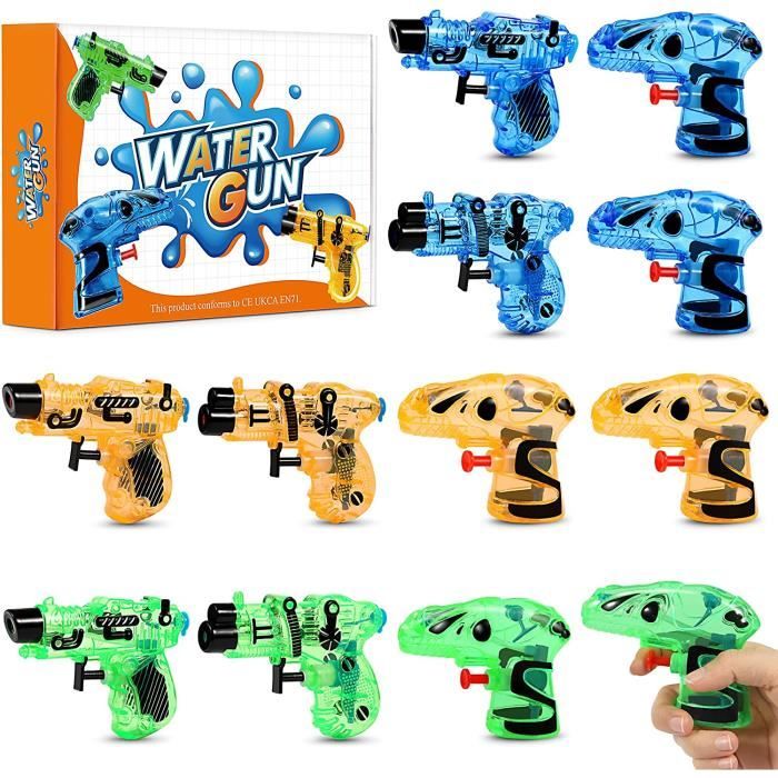Gontence 12 Pièces Mini Pistolet a Eau - Petit Pistolet a Eau Puissant ...