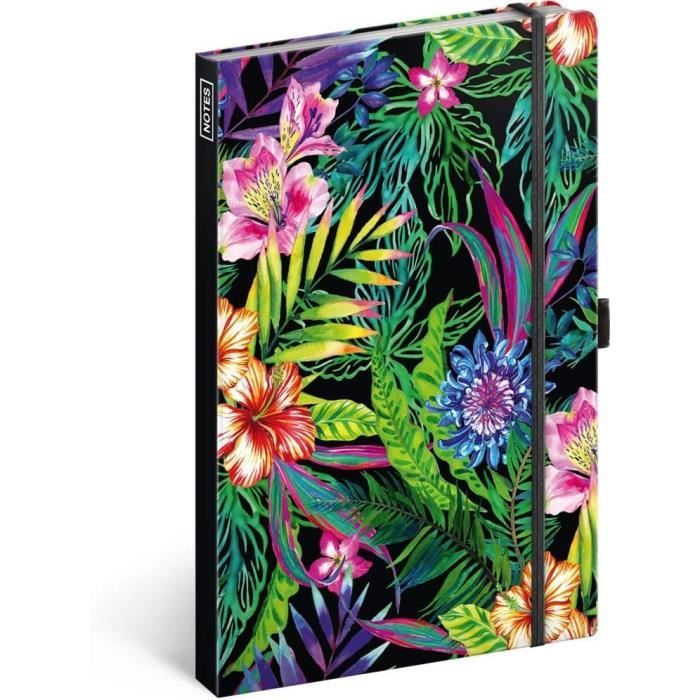 Bloc-notes ligné, avec bande élastique, pour femme et fille, utilisable ...