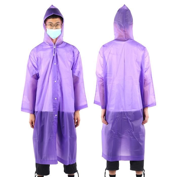 SURENHAP Combinaison de pluie Imperméable à capuche imperméable à l'eau avec manches Fournitures ...