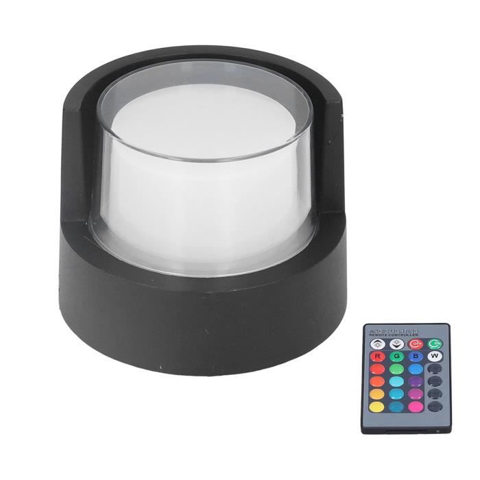 Applique murale LED ronde - TBEST - 16 couleurs RVB - Aluminium et ...