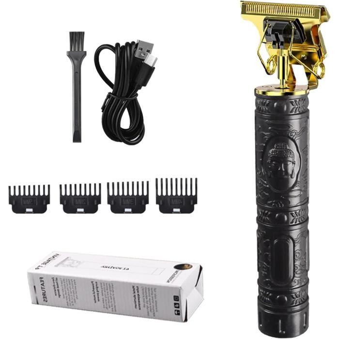 Machine De Coupe De Cheveux, Tondeuse À Cheveux Professionnelle Rechargeable En Acier Inoxydable ...