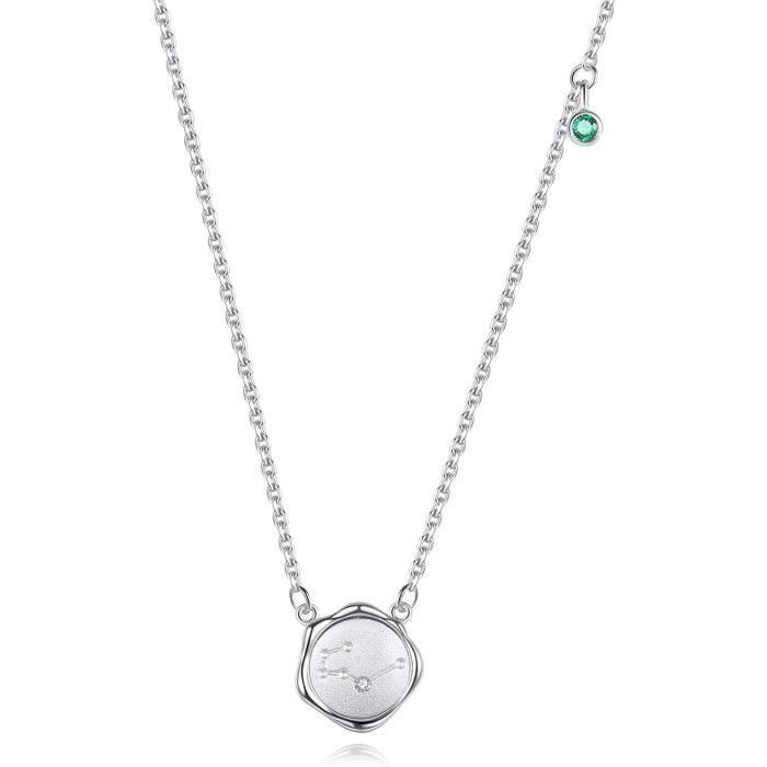 Collier Pendentif Argent De 12 Signes Du Zodiaque Astrologique Idée ...