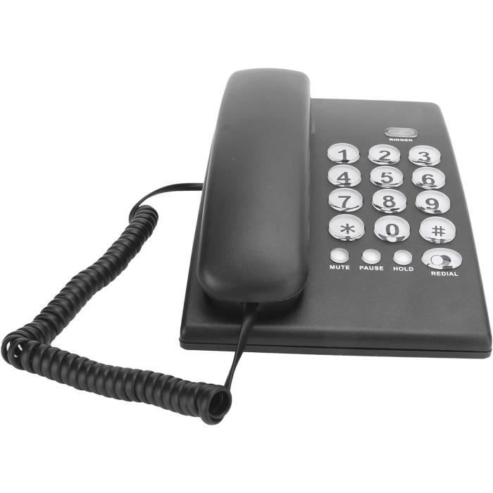 Téléphone De Bureau Professionnel, Téléphone Fixe Filaire De Bureau, Fonction De Recomposition ...
