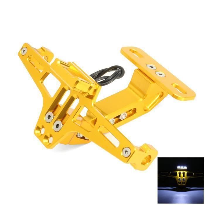 1x CNC Numéro Plaque D'Immatriculation Fixation Support Lampe LED 12V ...