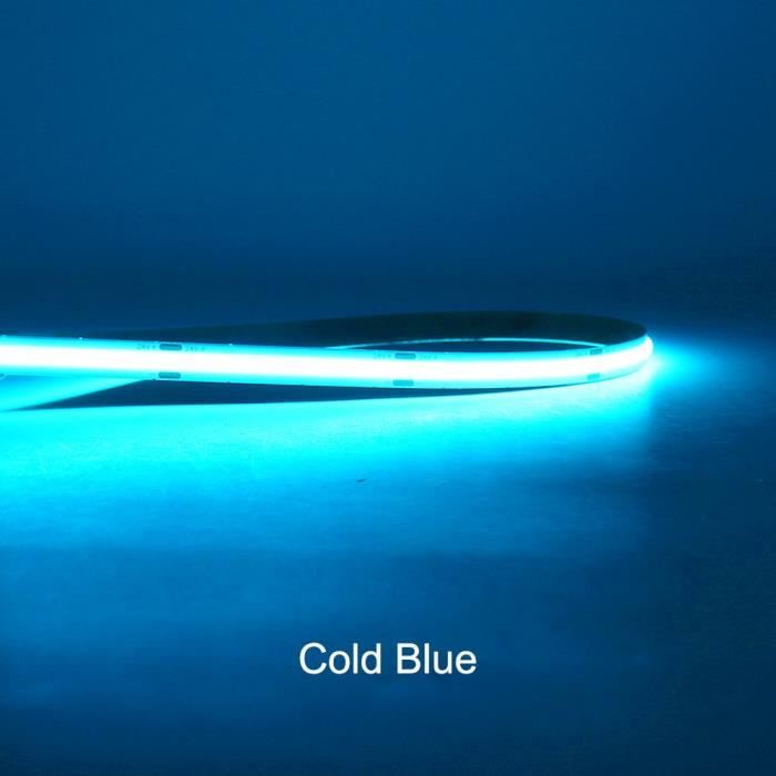 BANDE LED,Ice Blue-DC 12V-3M--480 LED 12V 24V COB LED Strip Light Super ...