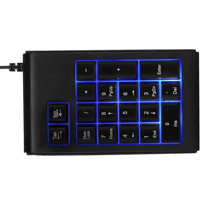 Pavé numérique USB Clavier Numérique Clavier Numérique 19 Touches 3 ...