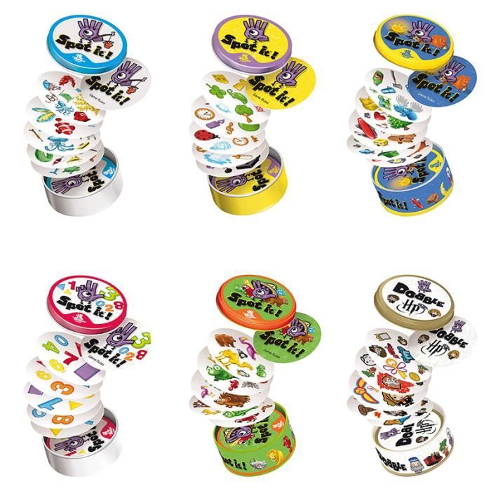 X 30PCS - Dobble Carte Jeu Potte Hp Joueurs De Jeux De Société Jeu Pour ...