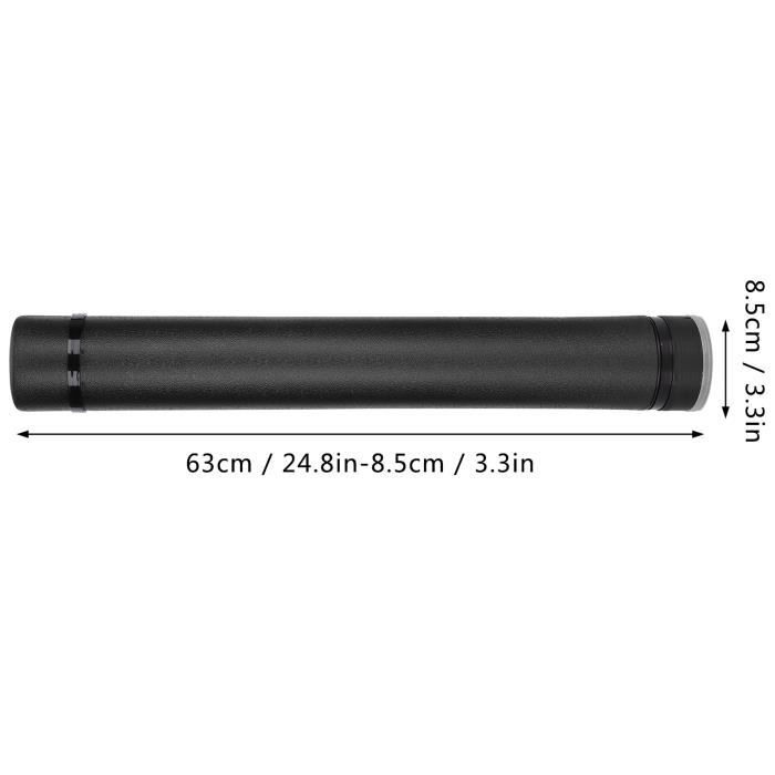 Fangming-Tube de rangement à dessin extensible épais, étui télescopique ...