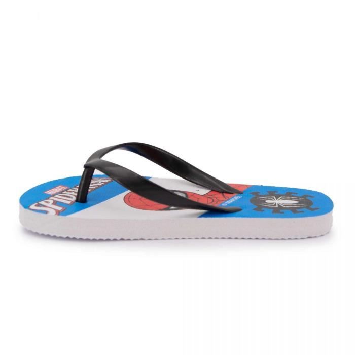 Tongs Spiderman Enfant - MARVEL - Noir - Synthétique - Cdiscount Sport