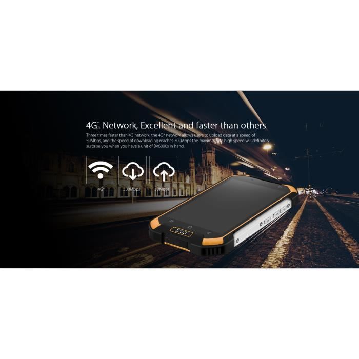 Blackview BV6000S Smartphone 4G Écran 5.7 18:9 FHD 2GB + 16GB MT6757CD ...