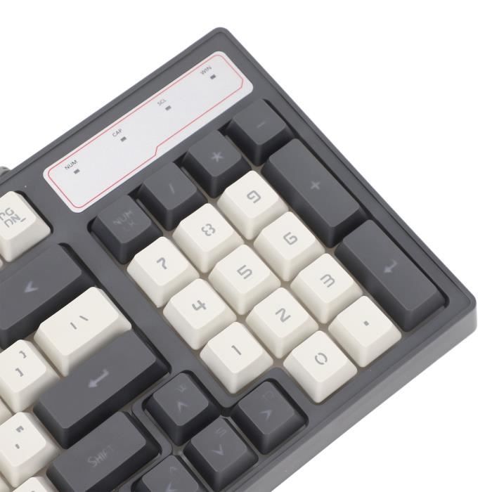 Clavier de jeu - HURRISE - Modèle compact - Rétroéclairage RVB - 96 ...
