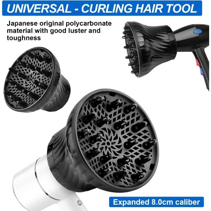Diffuseur Seche Cheveux Universel, Diffuseur Cheveux, Embout Seche ...