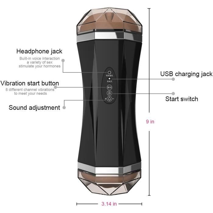 Masturbâteur Cup Va Et Vient Automatique Rechargeable Homme Avec Voix ...