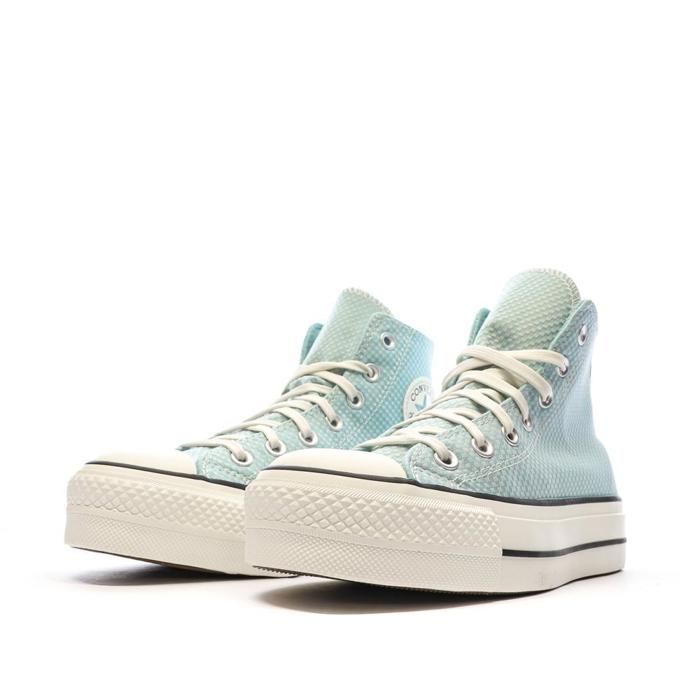 Baskets Turquoise Converse Femme Chuck Taylor All Star Lift Infinity ...