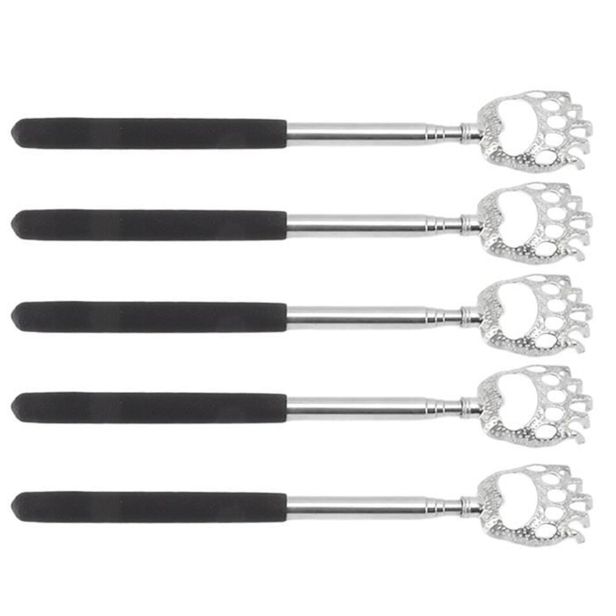Fdit grattoir dos extensible 5Pcs Gratte Dos Télescopique Gratte Dos ...