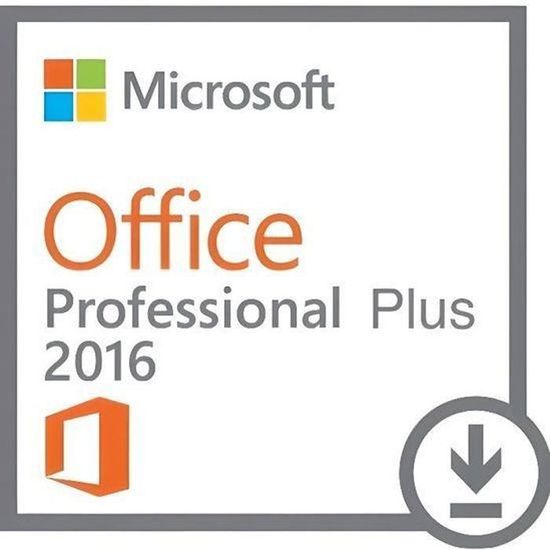 Microsoft Office Professionnel Plus 2016 - Licence valide à vie ...