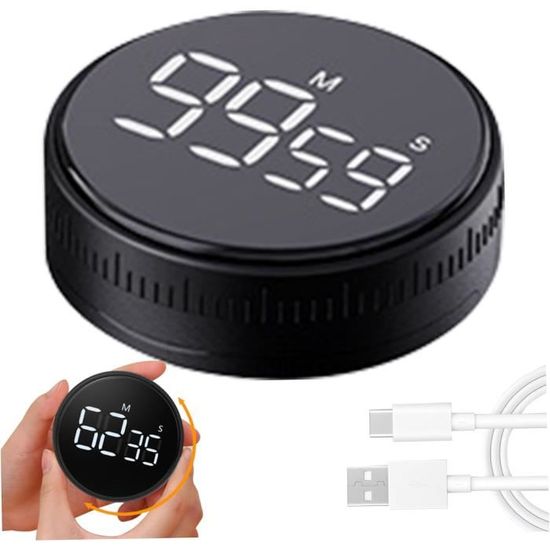 Timer De Cuisine Numérique, Minuteur De Cuisine Magnétique À 3 Pouces ...