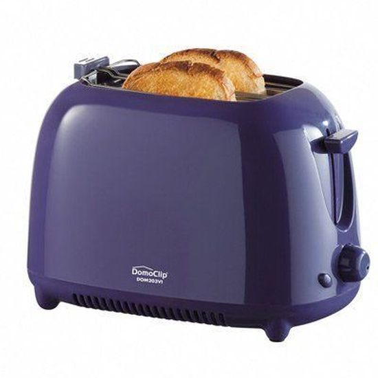 Domoclip - DOM203VI - Grille Pain - Violet - Cdiscount Electroménager