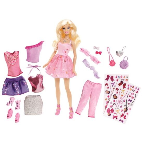 Barbie + son ensemble mode - Cdiscount Jeux - Jouets