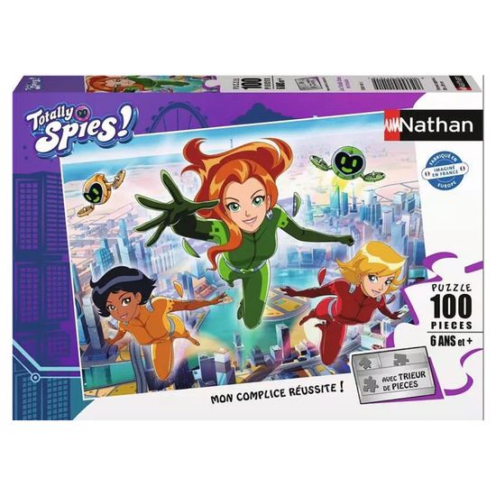 Nathan - Puzzle Totally Spies en mission 100 pcs - RAVENSBURGER ...