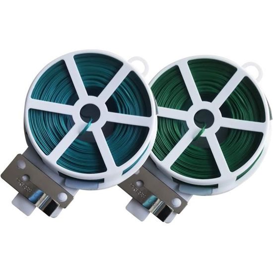 SOONPAM Lot de 2 rouleaux de serre-câbles Twist Ties pour plantes ...