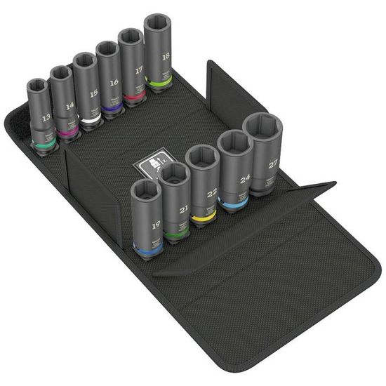 Wera Impaktor Deep Set 1 Jeu de douilles 1/2 11 pièces 05004841001 - Cdiscount Auto