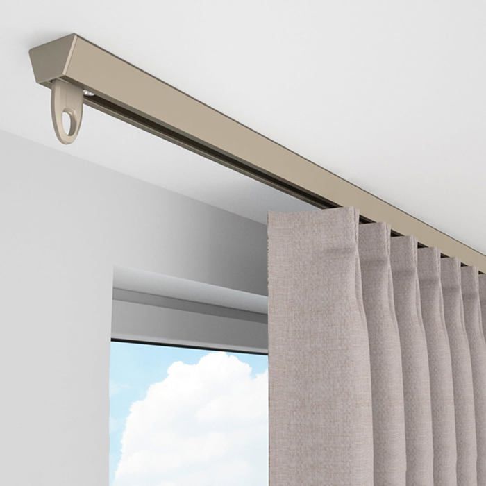 Tringle À Rideaux Pour Plafond, Rail Droit En Aluminium Pour Rideaux ...