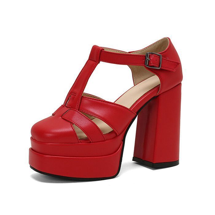 Escarpin Femme mode Boucle Classique Couleur pure Fish Mouth Bout ...