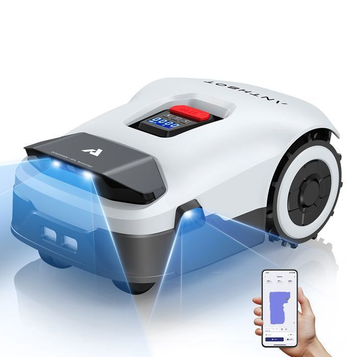 ANTHBOT Genie800 Robot Tondeuse– 1500㎡ Tonte Auto sans Fil Périmétrique ...