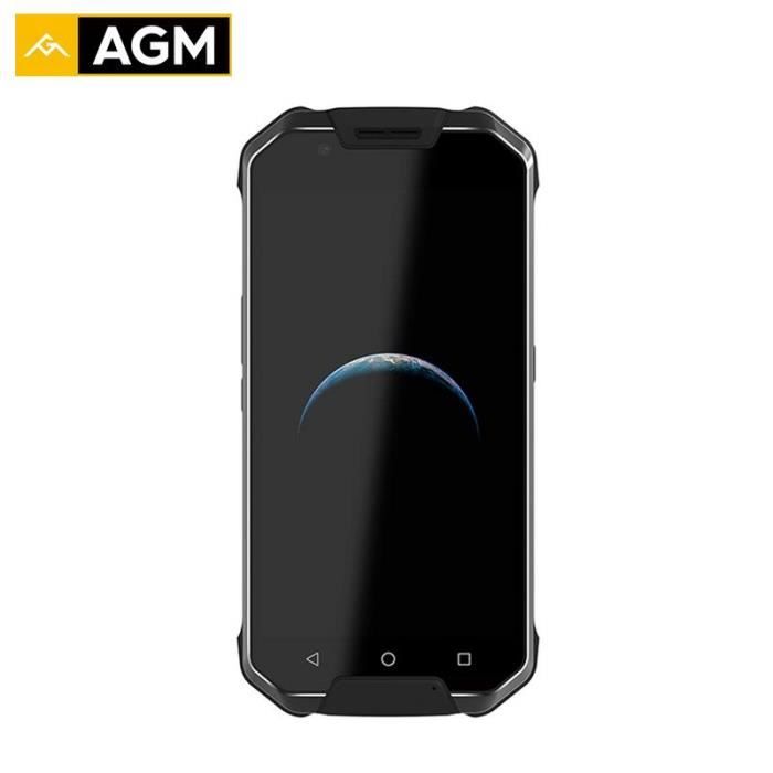 AGM X2 IP68 téléphone étanche 5,5 pouces FHD 6 Go RAM 128 Go ROM Qualcomm NFC EU Noir ...