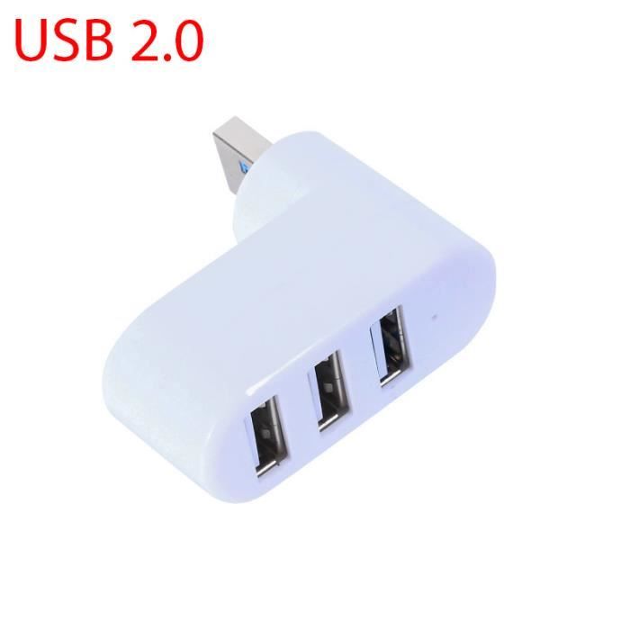 Mini répartiteur rotatif USB 3.0 à 3 Ports, adaptateur Hub pour PC ...