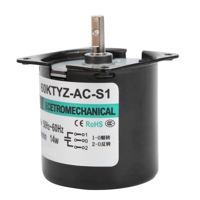 Akozon moteur à aimant permanent Moteur synchrone à courant alternatif 14W à aimant Permanent à ...