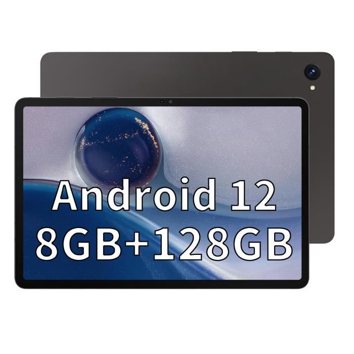 Tablette Tactile 10.1 Pouces - Stockage 128Go - 8 Go RAM (1TB TF SD) - Android 12 - WIFI - Gris ...