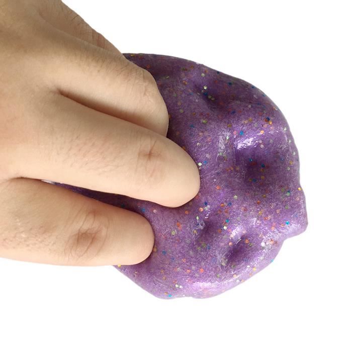 Westdeal®Enfants Fluffy Floam Slime Putty Durtend 100ml parfum allégé ...