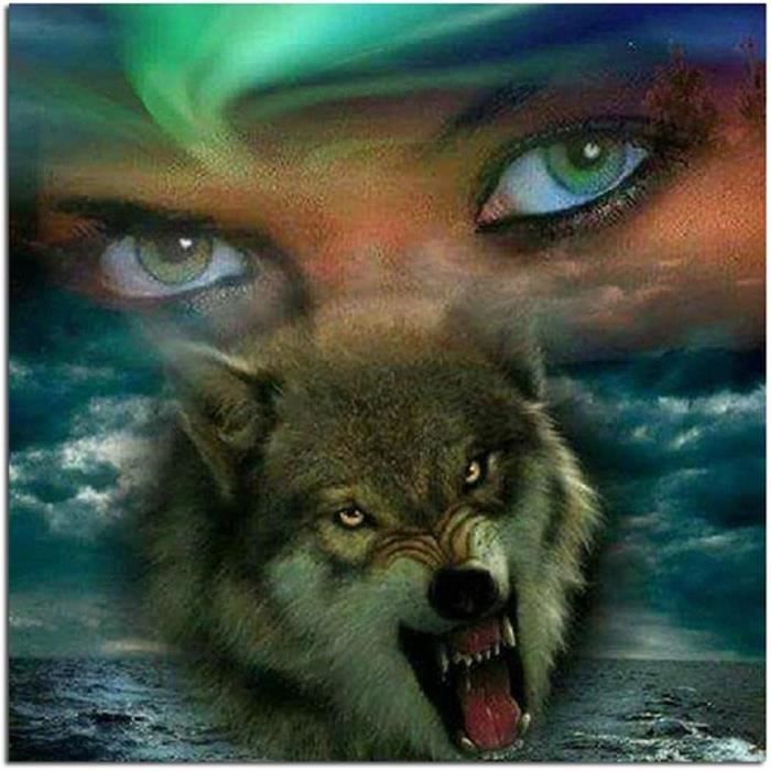 Puzzle - Puzzle fille et loup 1000 pièces[1751] - Cdiscount Jeux - Jouets