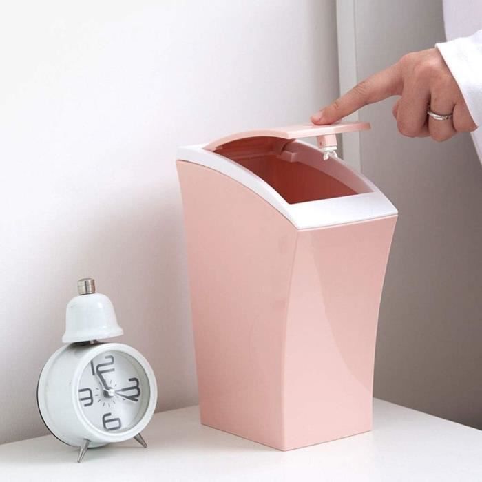 Bac à Ordure Bureau Wastebasket Poubelle Plastique Small Office ...