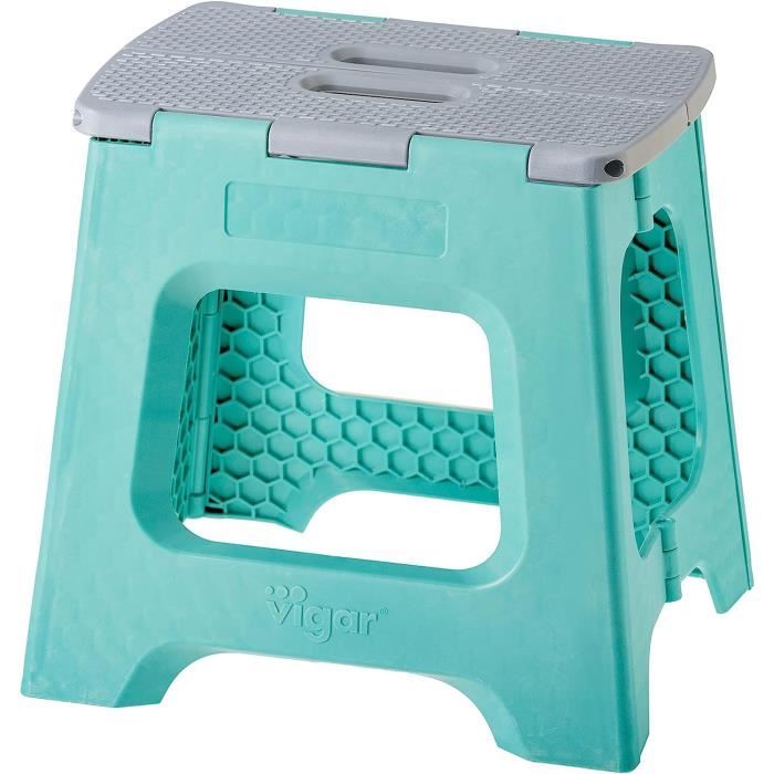 Tabouret Pliant - Modèle Compact - 33 X 32 X 32 Cm - 80% Plastique ...