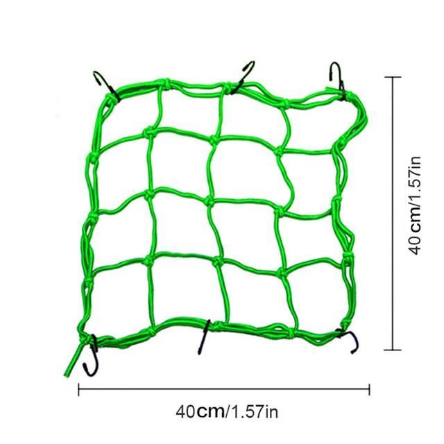 Filet élastique - Green - Sac-filet de coffre - 40 cm - Pour moto ...