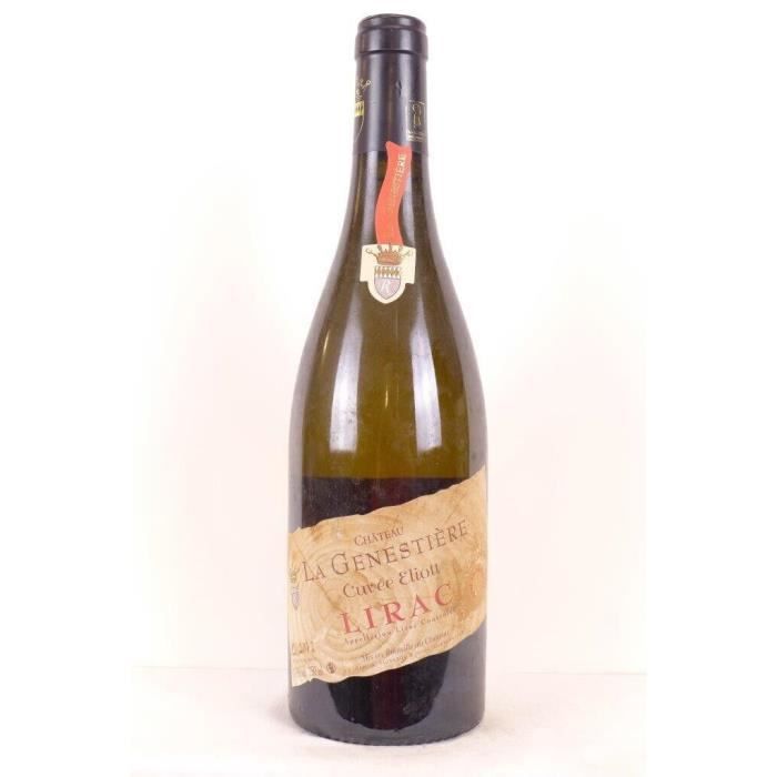 Lirac château la genestière cuvée eliott fût de chêne blanc 2012 ...
