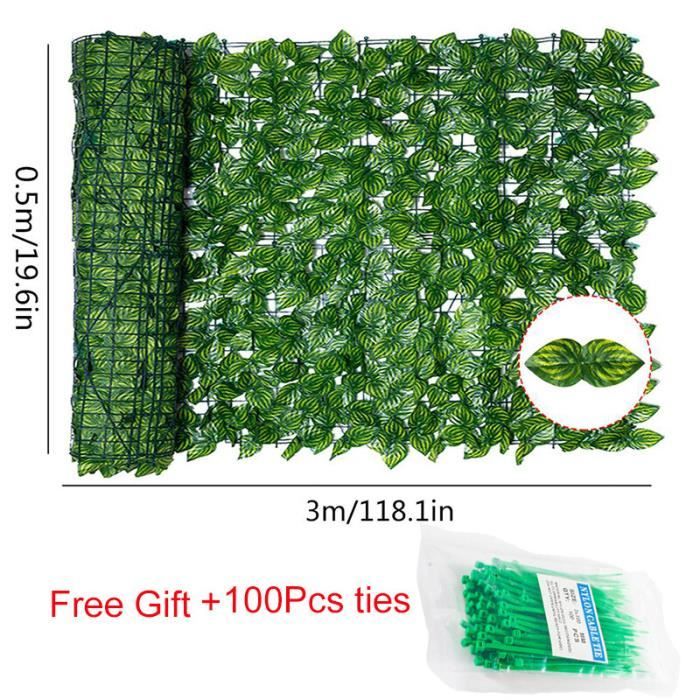 Clôture Jardin Extérieur,Rouleau de clôture de confidentialité 0,5x ...