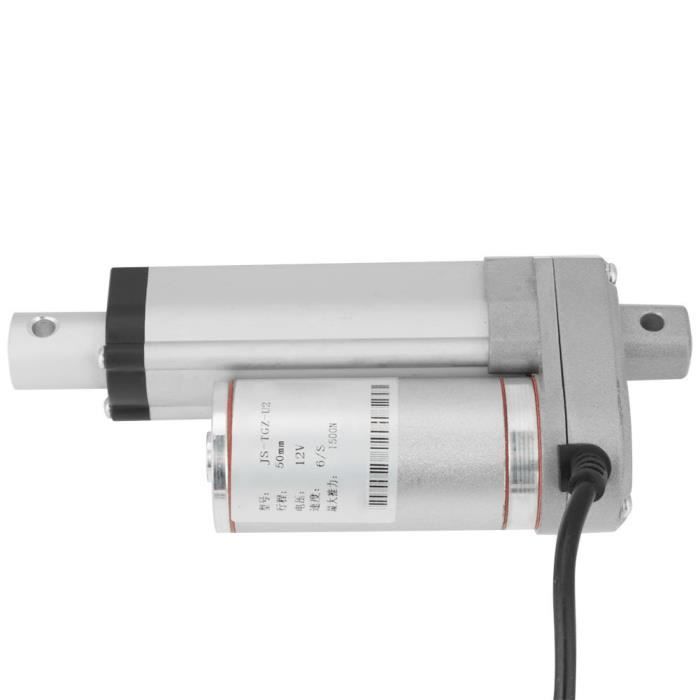 HURRISE 12 volt linear actuator heavy duty DC 12V Actionneur Linéaire de 140KG Moteur Électrique ...