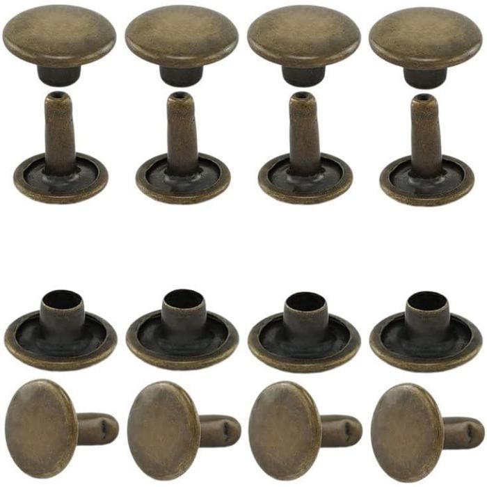 Rivets Tubulaires, Calotte Double, Laiton, Inoxydable - À Partir De 100 ...