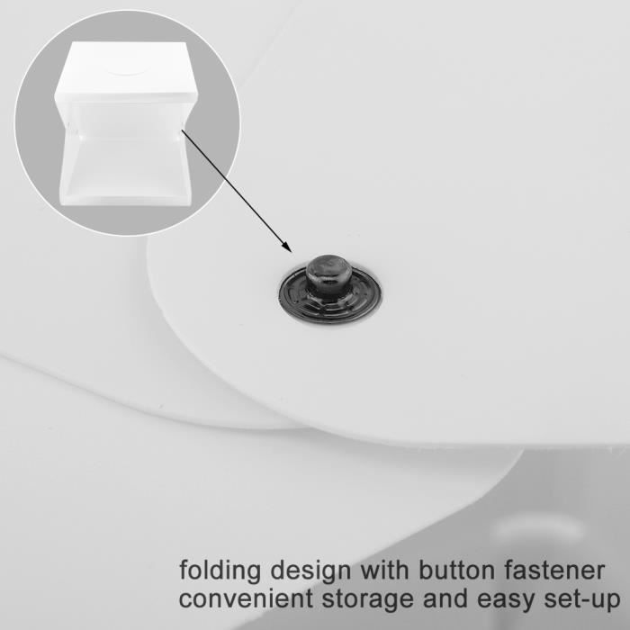 Mini studio photo pliant EJ.LIFE - Portable et durable - LED haute ...