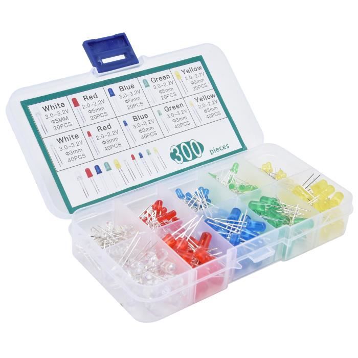 JIE Diodes Led Lumières Micro Led, Diodes Lumineuses Led Pas De ...