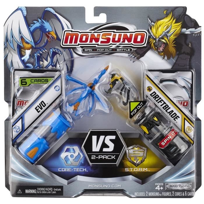 Monsuno Combat Pack - Evo VS Driftblade - Cdiscount Jeux - Jouets