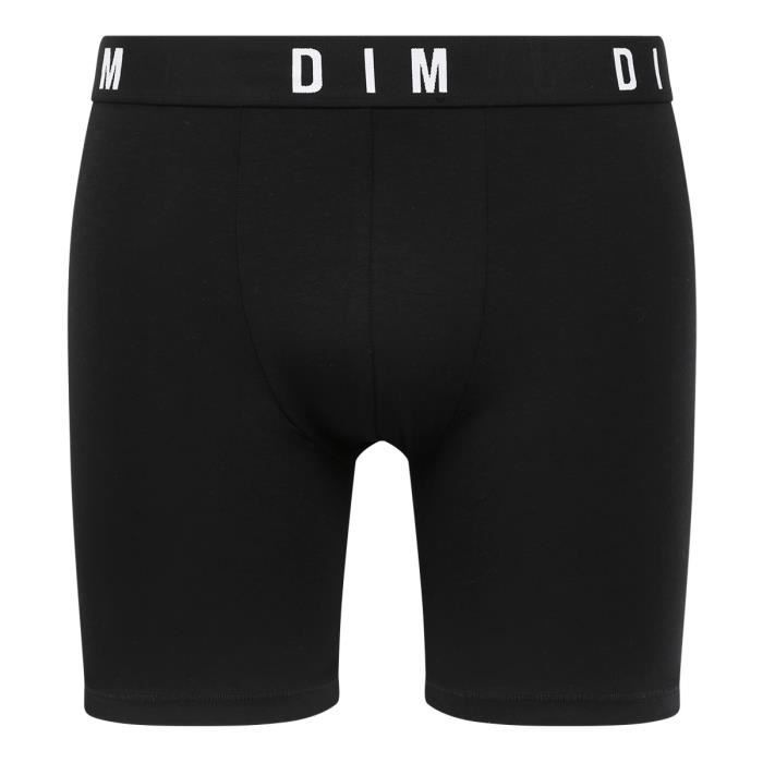 Dim Originals, Boxer long homme en coton Noir - Cdiscount Prêt-à-Porter