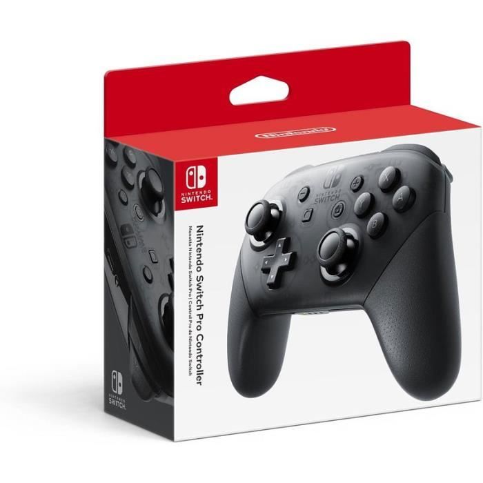 Nintendo Manette Officielle Pad Nintendo Switch Pro, Noir - Cdiscount ...
