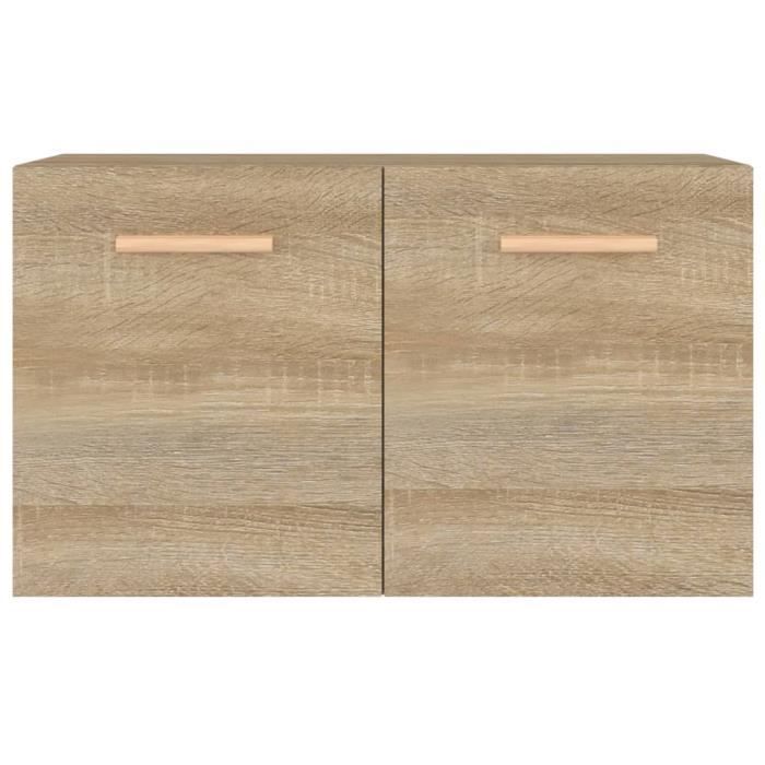 ABB Armoire murale Chêne sonoma 60x36,5x35 cm Bois d'ingénierie ...