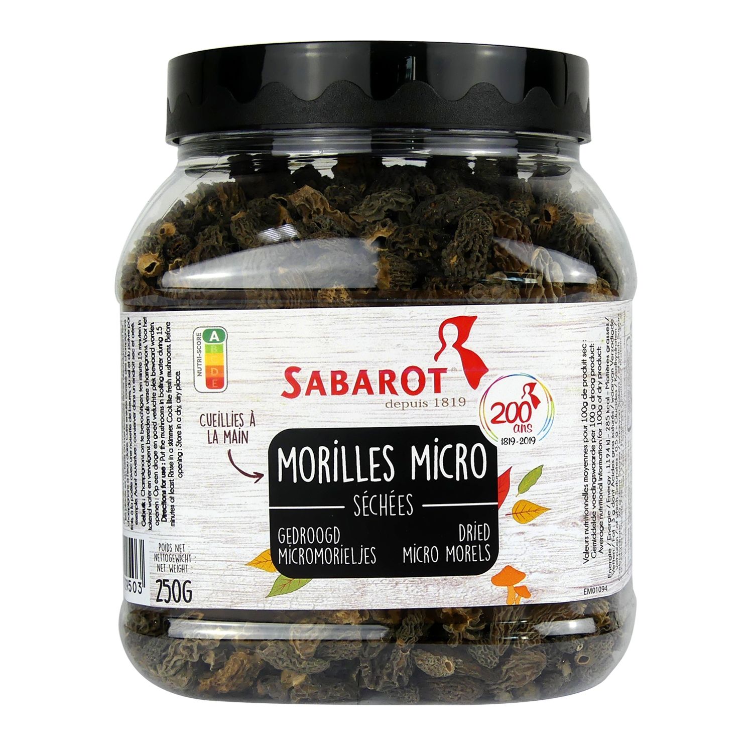 Morilles micro séchées pot de 250g Sabarot - Cdiscount Au quotidien