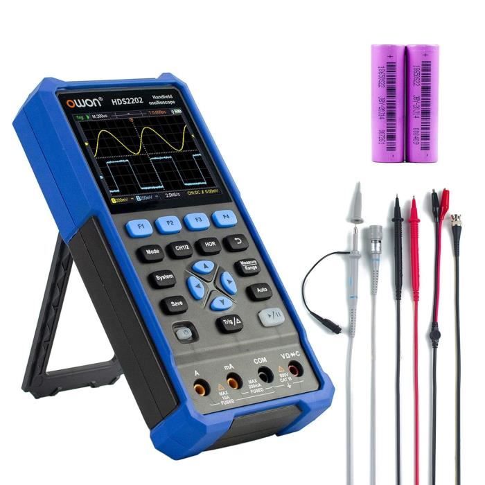 Hds2202 Oscilloscope Numérique 2 En 1 Avec Écran Lcd Professionnel,Mini ...